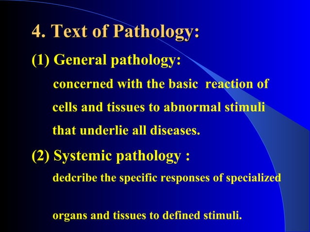 Introduction to pathology | PPT