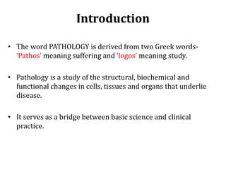 Introduction to pathology | PPTX | Biological Sciences | Science