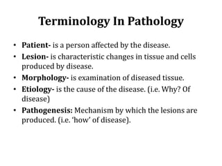 Introduction to pathology | PPT