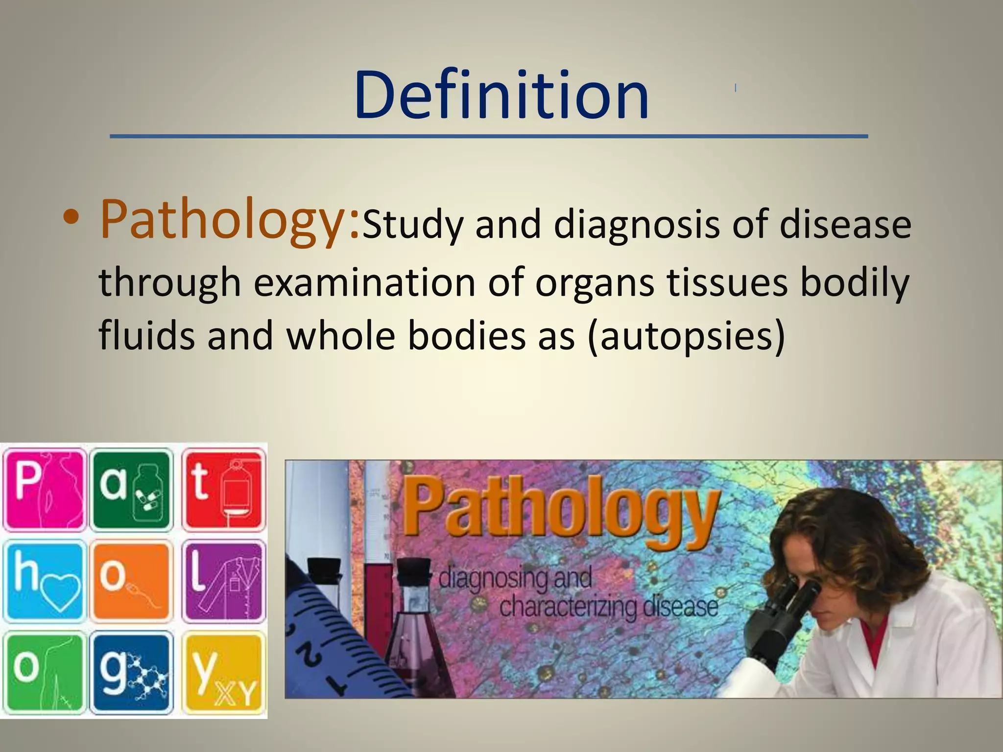 Introduction to pathology | PPTX