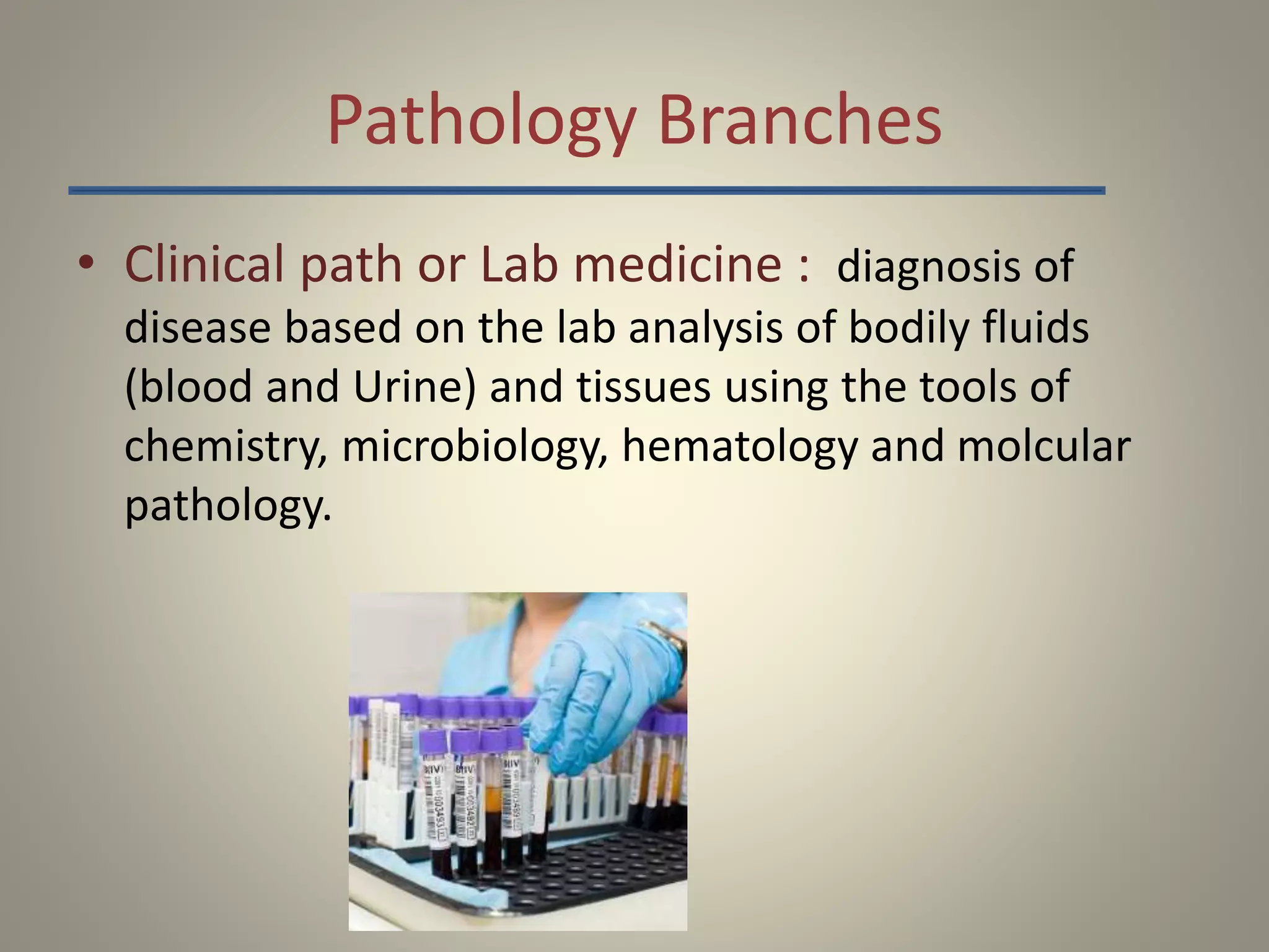 Introduction to pathology | PPTX