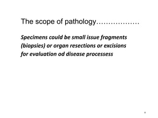 Introduction to pathology | PPT