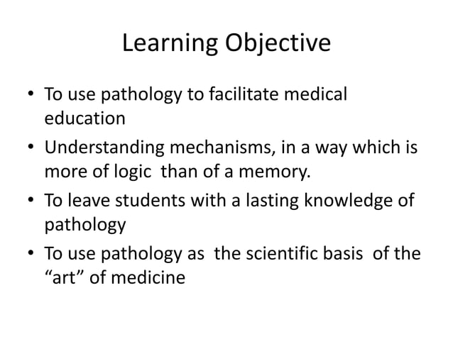 Introduction to Pathology.pptx | Medical Tests | Medical Health