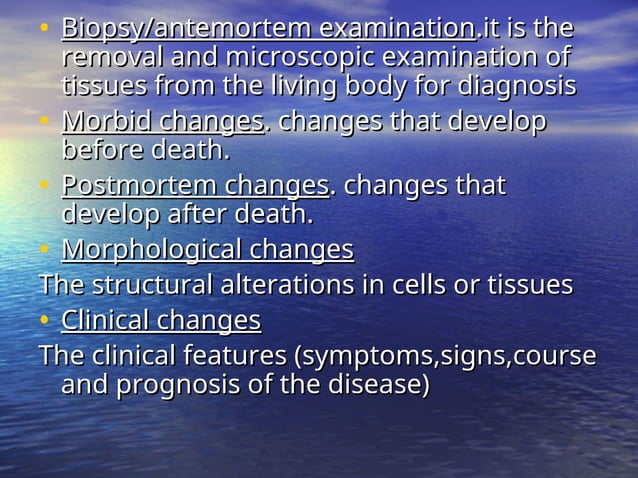 Introduction to Pathology.ppt of Pathology | PPT