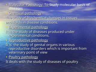 Introduction to Pathology.ppt of Pathology | PPT