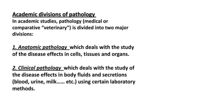 INTRODUCTION TO PATHOLOGY ,BRANCHES OF PATHOLOGY .pdf