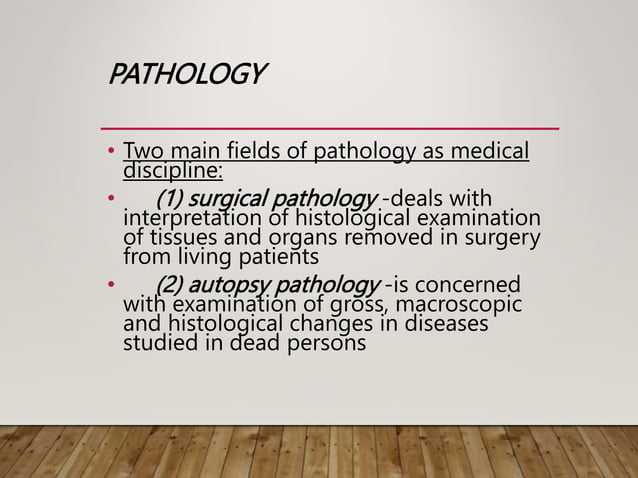Introduction to pathology & causes of diseases.ppt | Diseases and Conditions | Medical Health