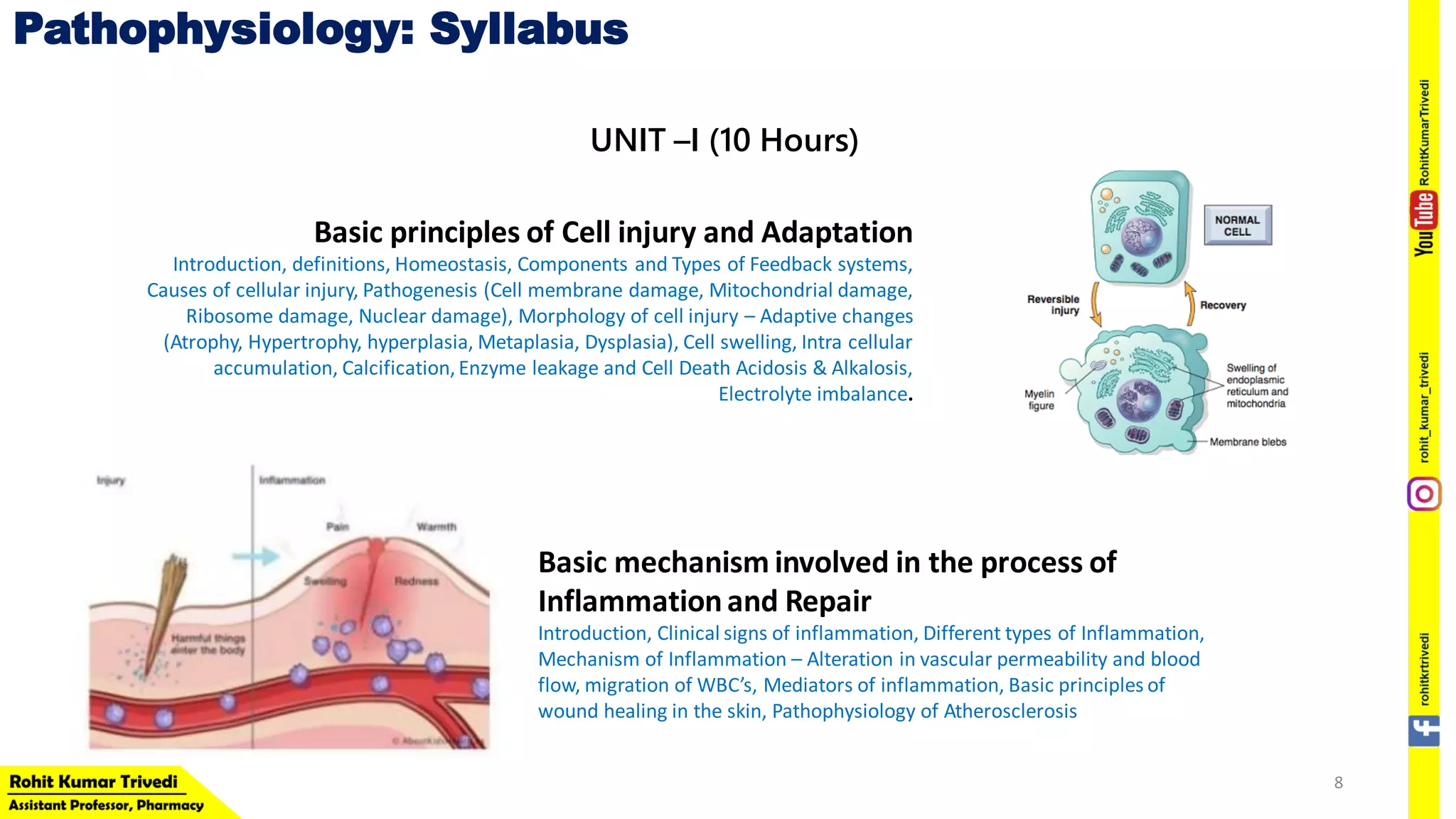 Pathophysiology B Pharm 2nd Semester | PDF
