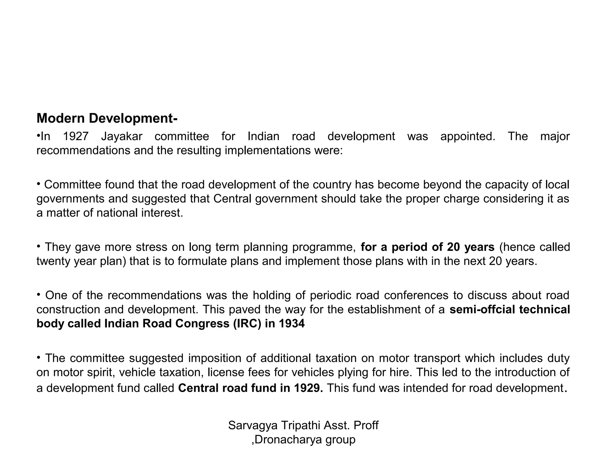 Introduction to pattern of road | PPT