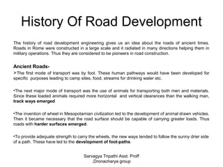 Introduction to pattern of road | PPT
