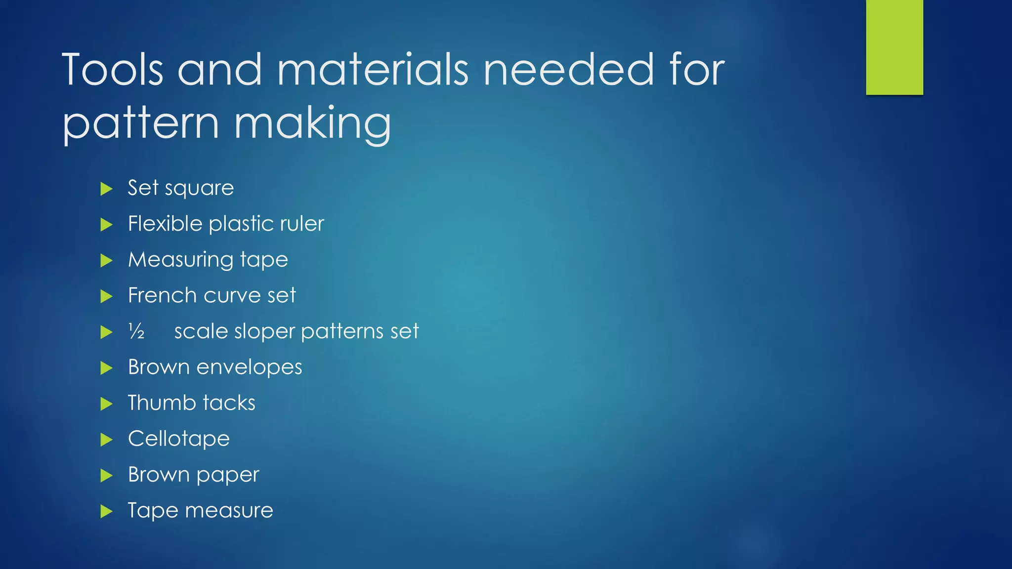 INTRODUCTION TO PATTERN MAKING | PDF