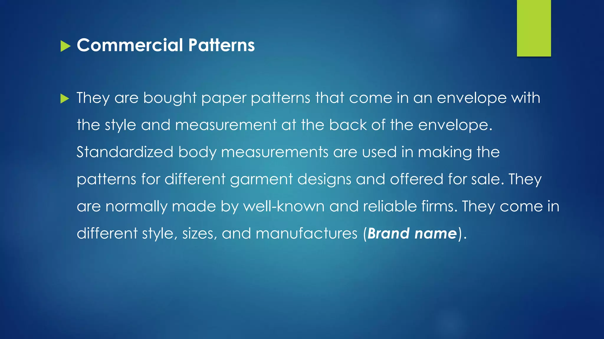 INTRODUCTION TO PATTERN MAKING | PDF