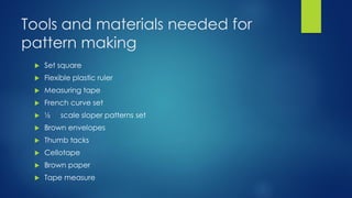 INTRODUCTION TO PATTERN MAKING | PDF