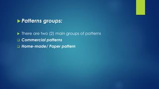 INTRODUCTION TO PATTERN MAKING | PDF
