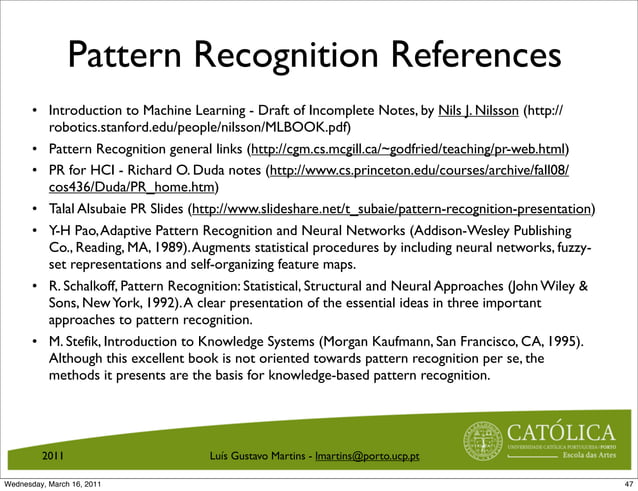 Introduction To Pattern Recognition