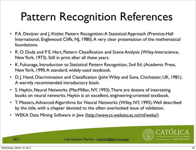 Introduction To Pattern Recognition