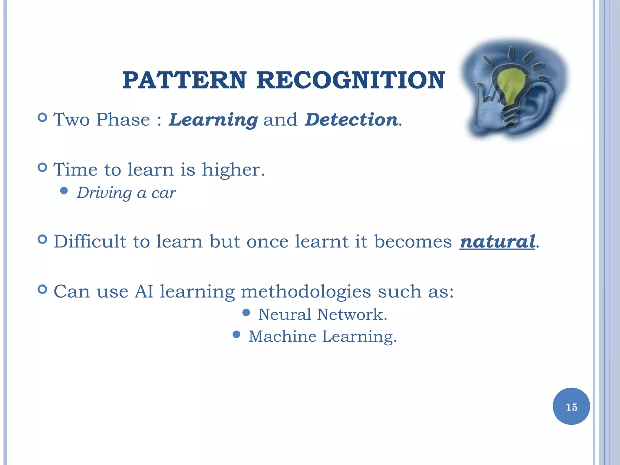 Introduction to pattern recognization | PPT