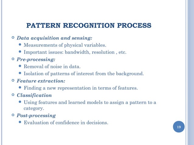 Introduction to pattern recognization | PPT