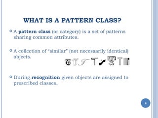 Introduction to pattern recognization | PPT