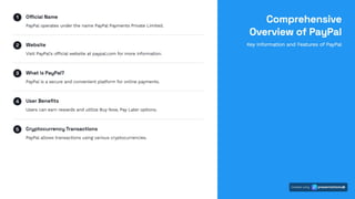 Introduction to PayPal that what is paypal and how it is used | PPT