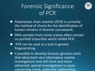 Introduction to PCR technique | PPT