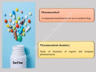 Introduction to Pharmaceutical Chemistry | PDF