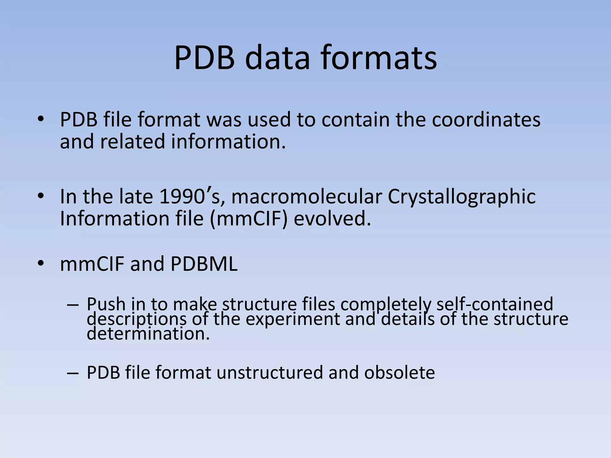 Introduction to pdb | PPTX