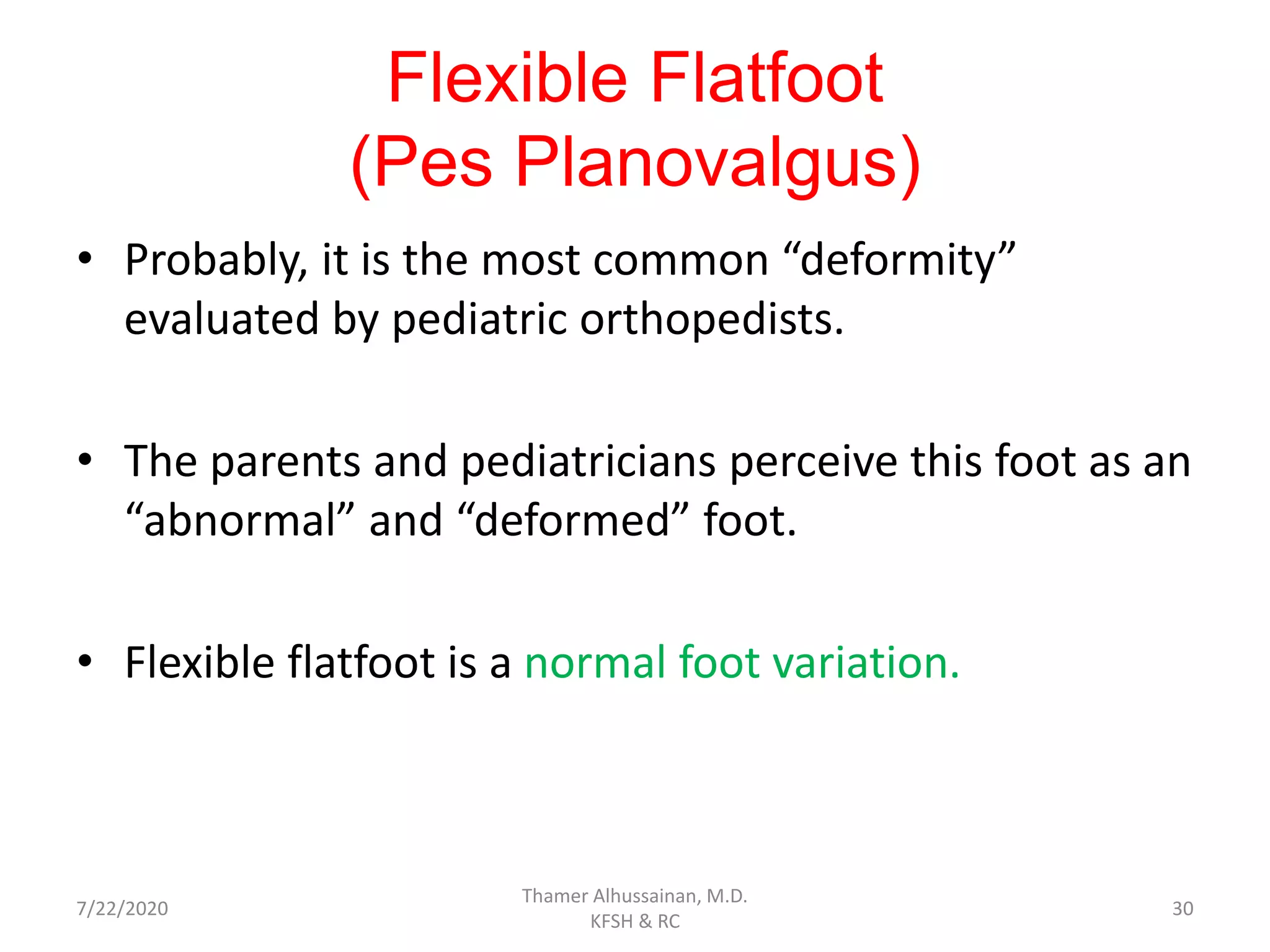 Introduction to pediatric foot | PPTX