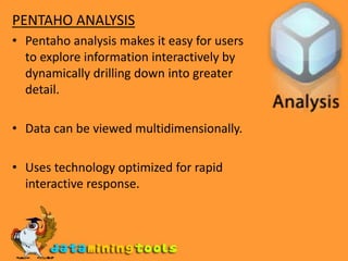 Introduction To Pentaho | PPTX