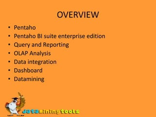 Introduction To Pentaho | PPTX