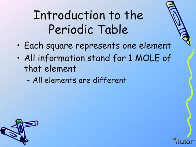 Introduction to periodic table | PPTX