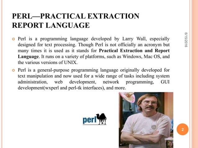 Introduction to perl | PPT