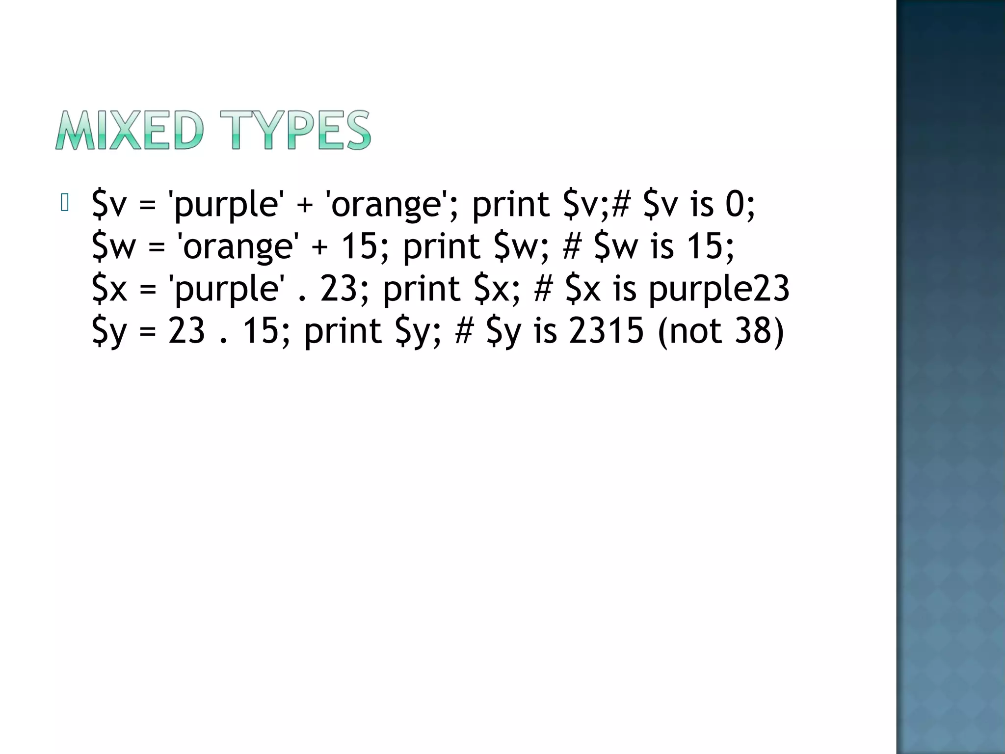 Introduction to perl_lists | PPT
