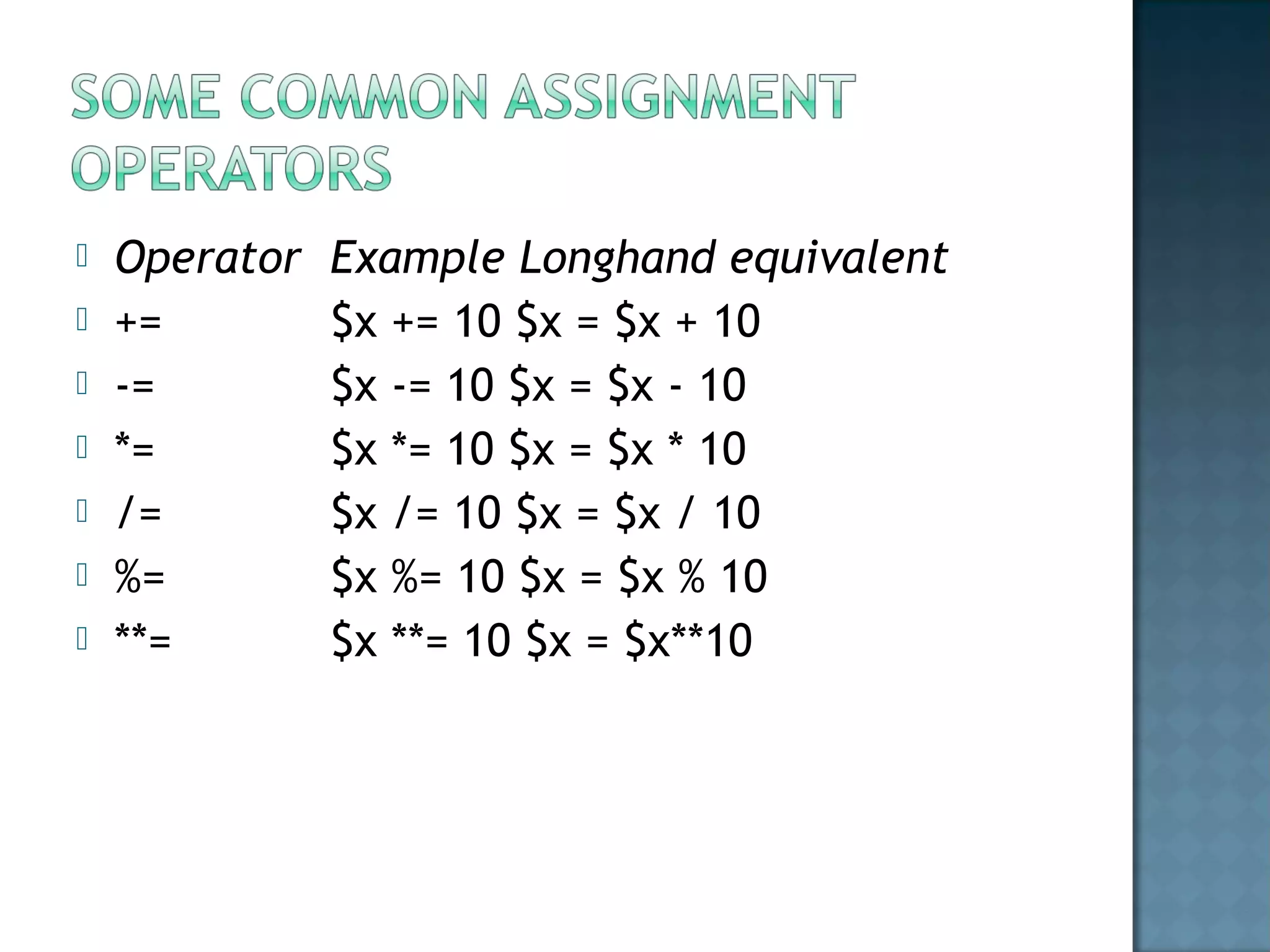 Introduction To Perloperators Ppt Programming Languages Computing 0586