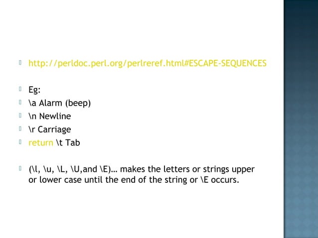 Introduction To Perloperators Ppt Programming Languages Computing 5771