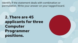 Permutation and Combination | PPTX