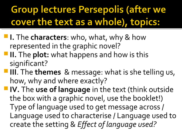 Introduction to persepolis | PPT | Comics and Graphic Novels | Books ...