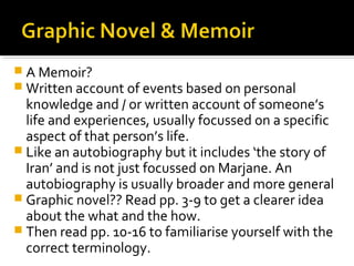 Introduction to persepolis | PPT | Comics and Graphic Novels | Books ...