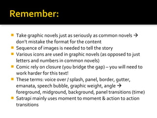 Introduction to persepolis | PPT | Comics and Graphic Novels | Books ...