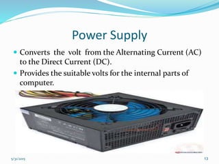 Introduction to personal computer | PPTX