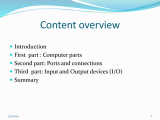 Introduction to personal computer | PPTX