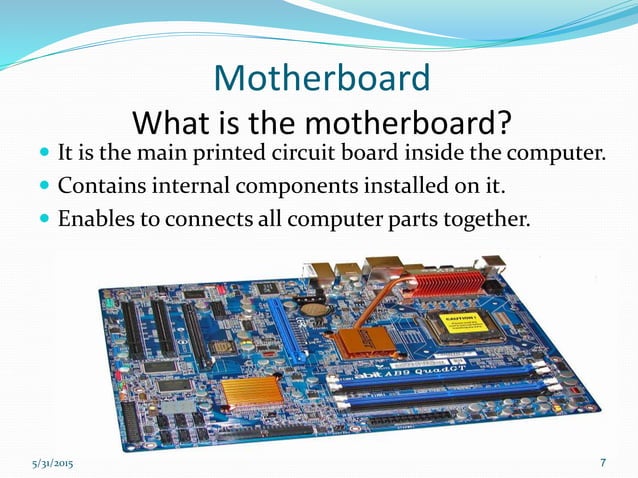 Introduction to personal computer | PPTX | Computer Peripherals | Computing
