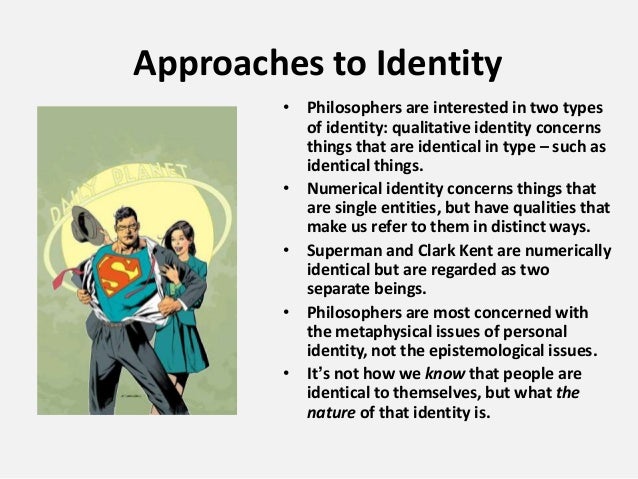 Introduction to personal identity 2012