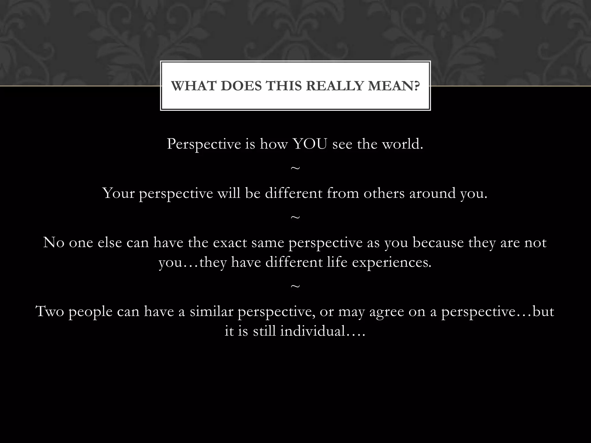 Introduction to perspective | PPTX