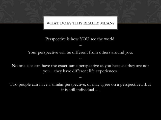 Introduction to perspective | PPTX