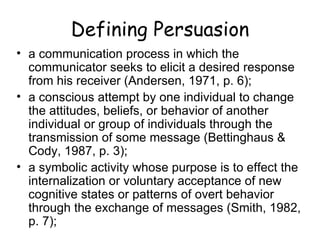 Introduction to persuasion | PPT