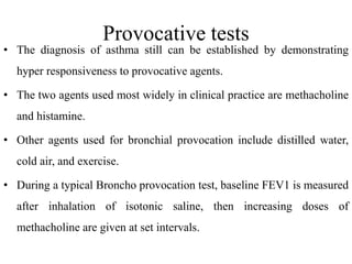 Introduction to pulmonary function tests | PPTX