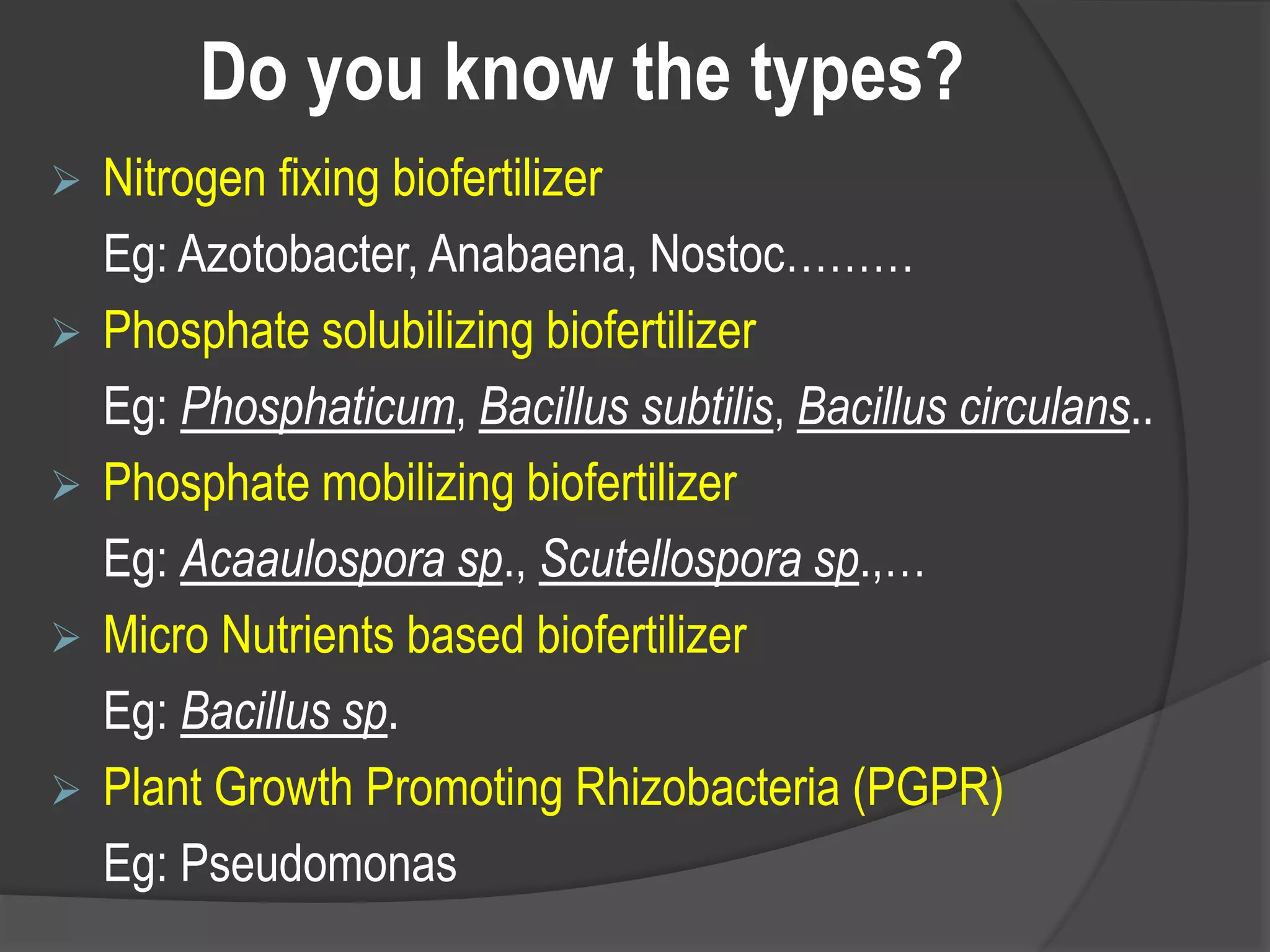 Introduction to Plant growth Promoting Bacteria (PGPB) | PPTX