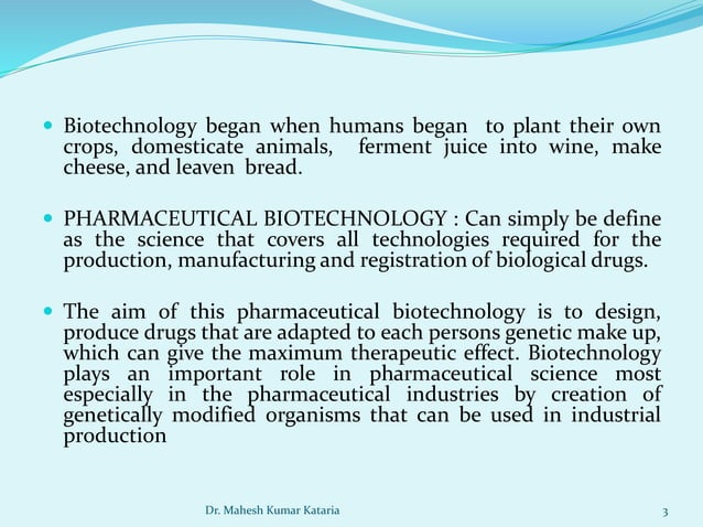 Introduction to Pharmaceutical Biotechnology | PDF