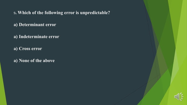Introduction to pharmaceutical chemistry, source types of errors ...